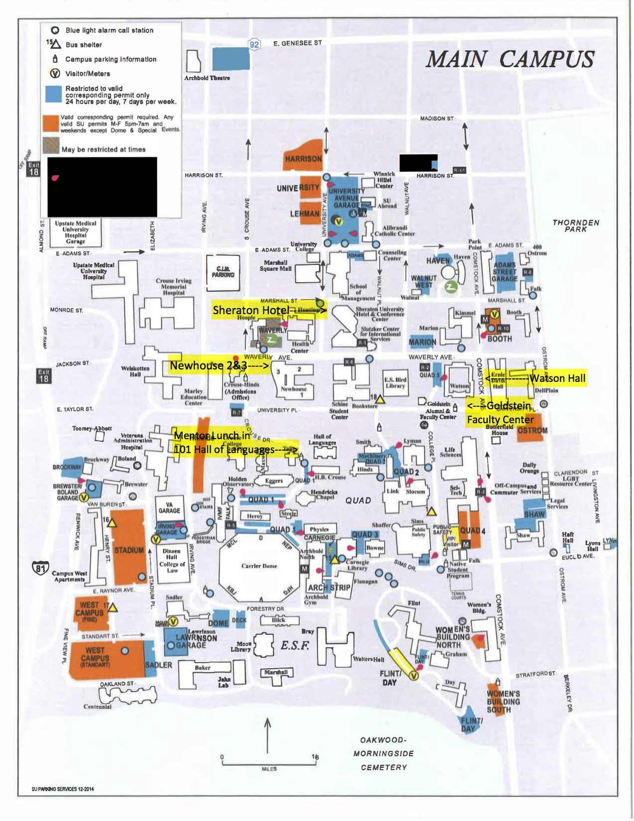 Central State University Campus Map